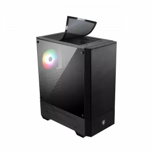 MSI | MSI MAG FORGE 111R Mid Tower Gaming Computer Case 'Black, 1x 120mm...