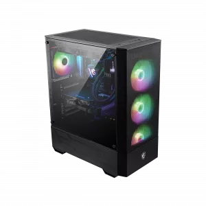 MSI | MSI MAG FORGE 111R Mid Tower Gaming Computer Case 'Black, 1x 120mm...