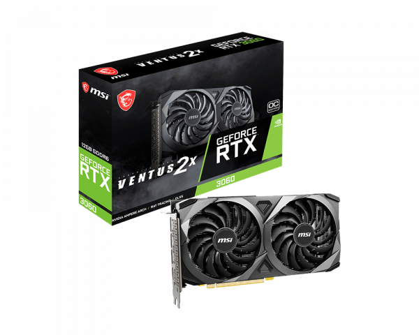 MSI | MSI VENTUS GeForce RTX 3060 2X 12G OC NVIDIA 12 GB GDDR6