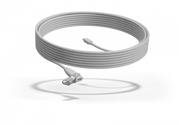 Logitech | Logitech Rally Mic Pod Extension Cable White