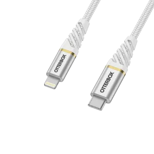Otterbox | OtterBox Premium Cable USB C-Lightning 1M USB-PD, Cloud Sky W...