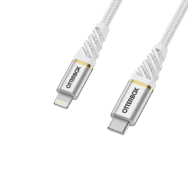 Otterbox | OtterBox Premium Cable USB C-Lightning 1M USB-PD, Cloud Sky W...