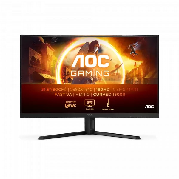 AOC | AOC G4 CQ32G4VE computer monitor 80 cm (31.5") 2560 x 1440 pixels ...
